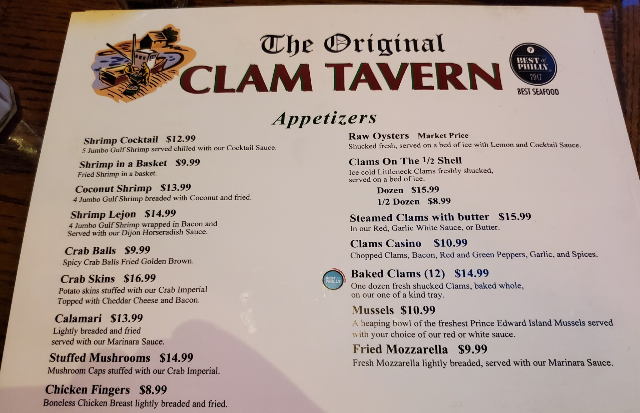 Returning to The Original Clam Tavern – BZ Maestro Eats